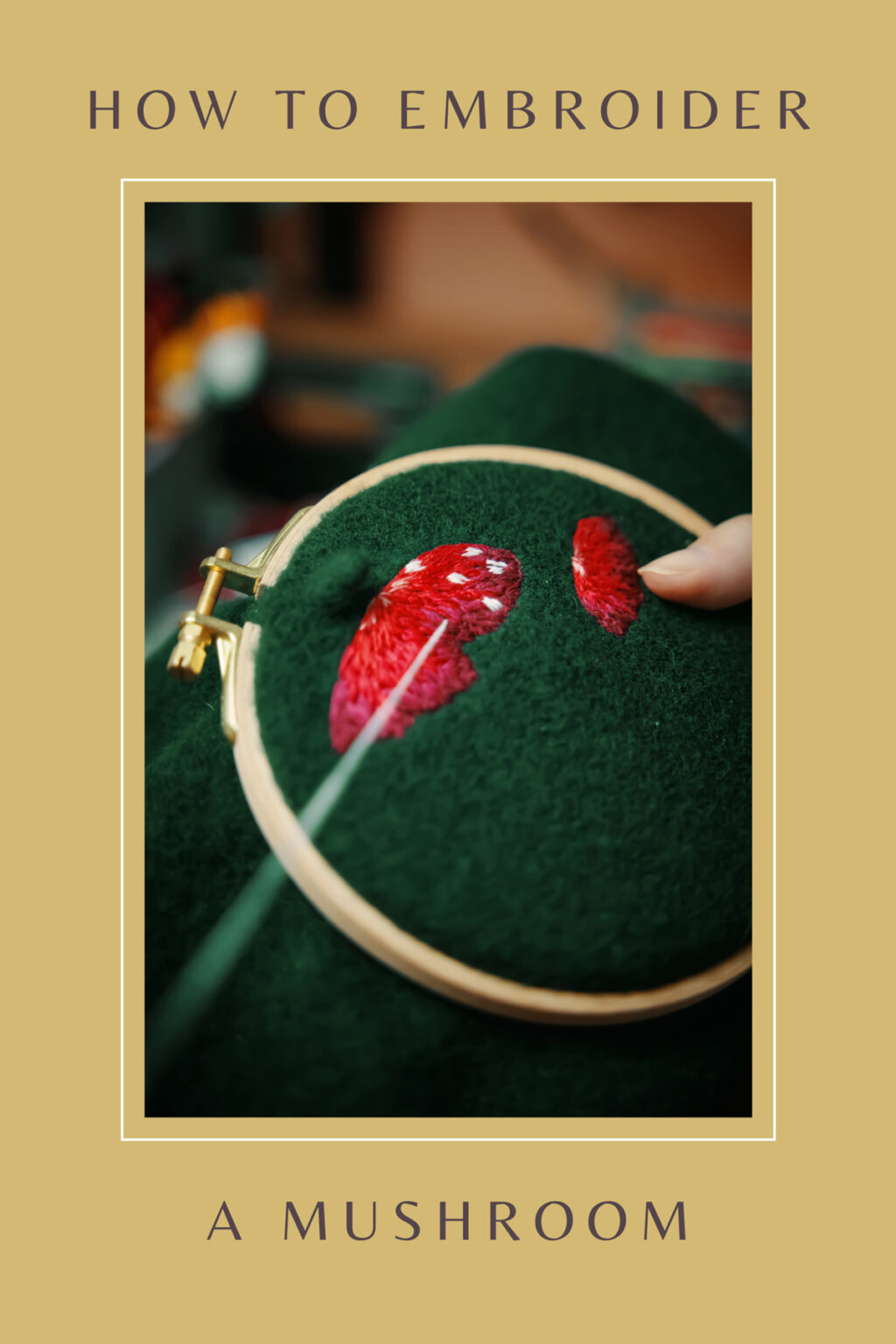 30 Mushroom Embroidery Patterns - meshthread.com