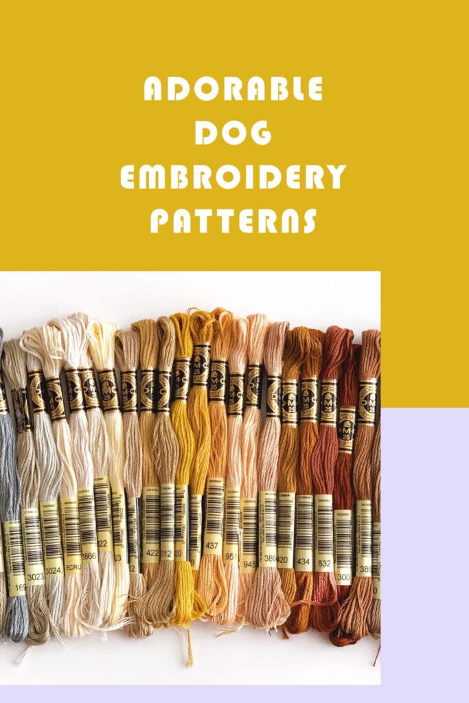 17+ Adorable Dog Embroidery Patterns - meshthread.com