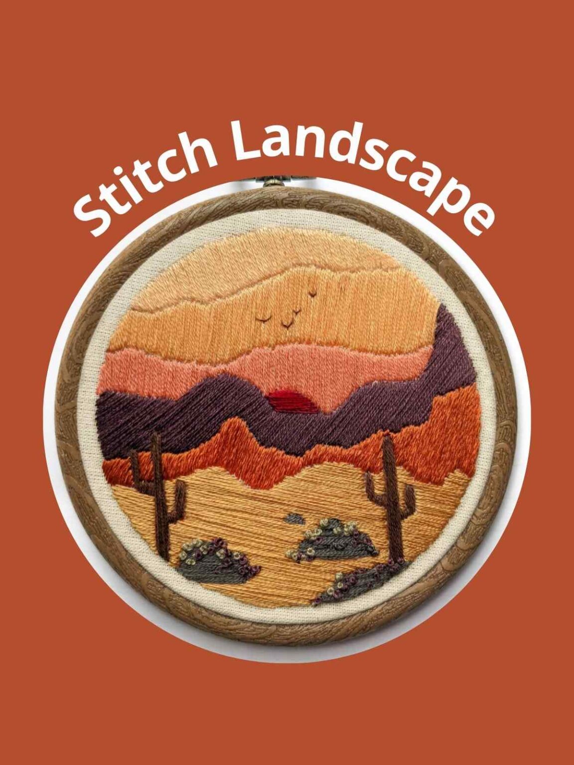 43 Landscape Embroidery Designs & Simple Stitched Patterns - meshthread.com