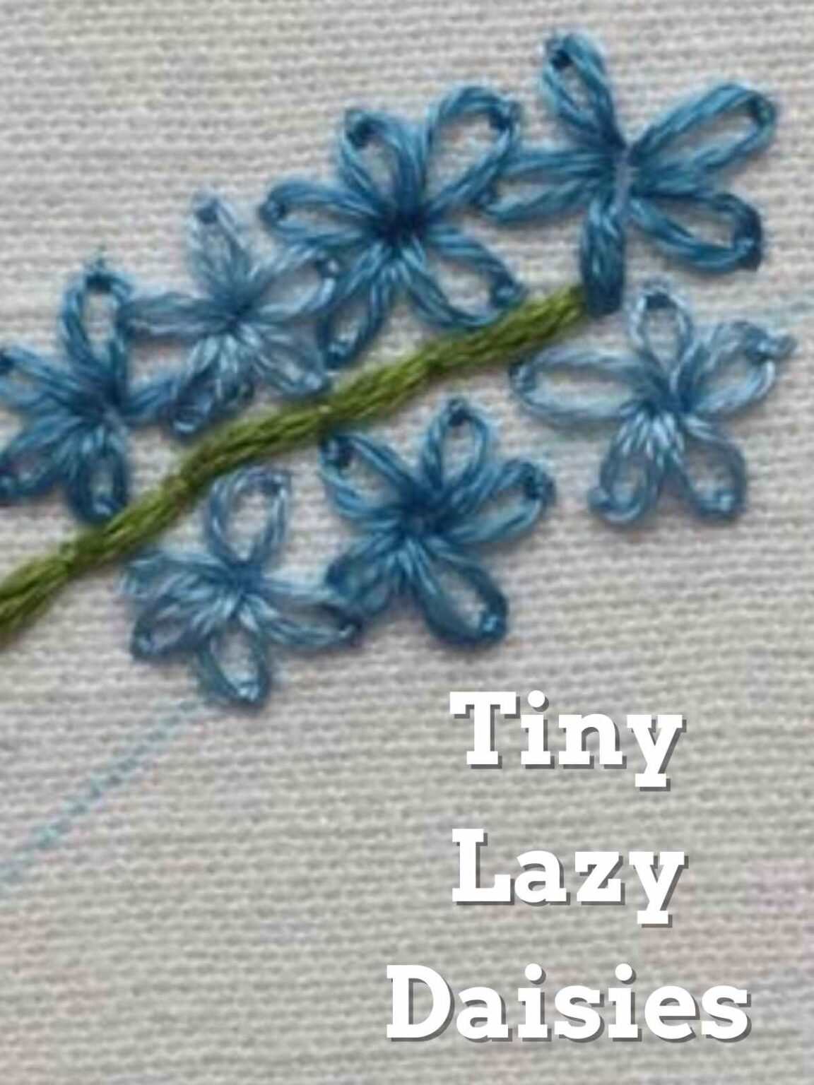 3 Easy Lazy Daisy Embroidery Stitch Tutorials & Ideas - meshthread.com
