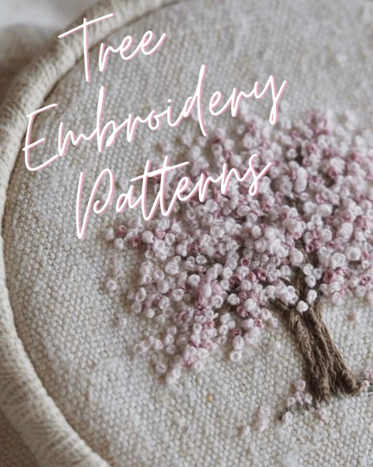 17 Tree Embroidery Patterns And Ideas - meshthread.com