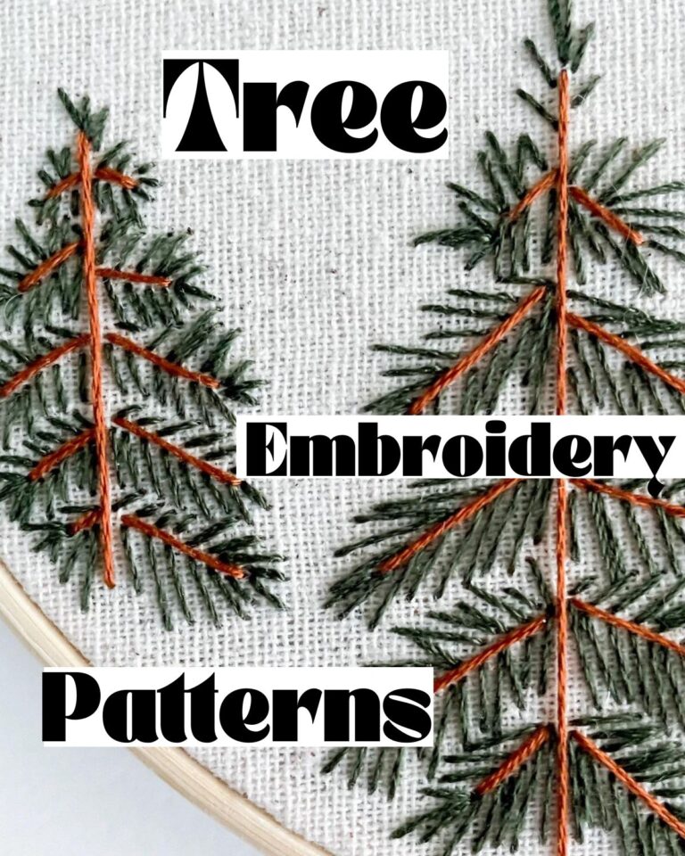 17 Tree Embroidery Patterns And Ideas - meshthread.com