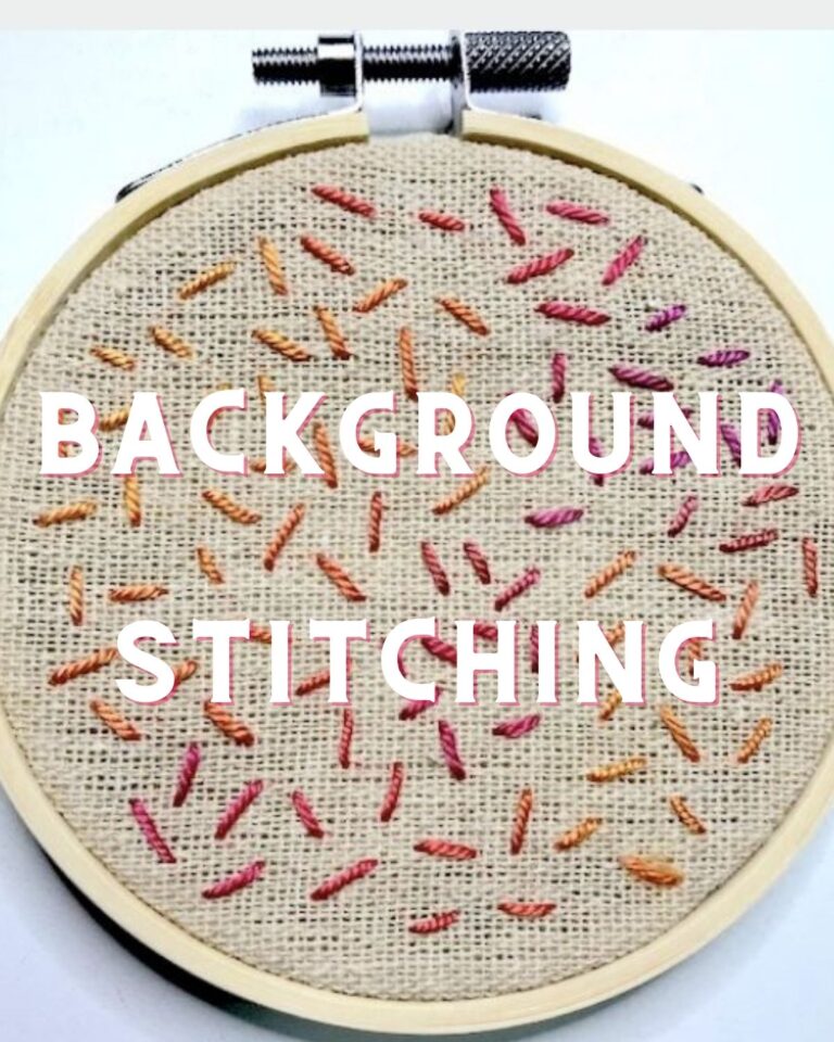 3 Stitch Background Embroidery Tricks - meshthread.com
